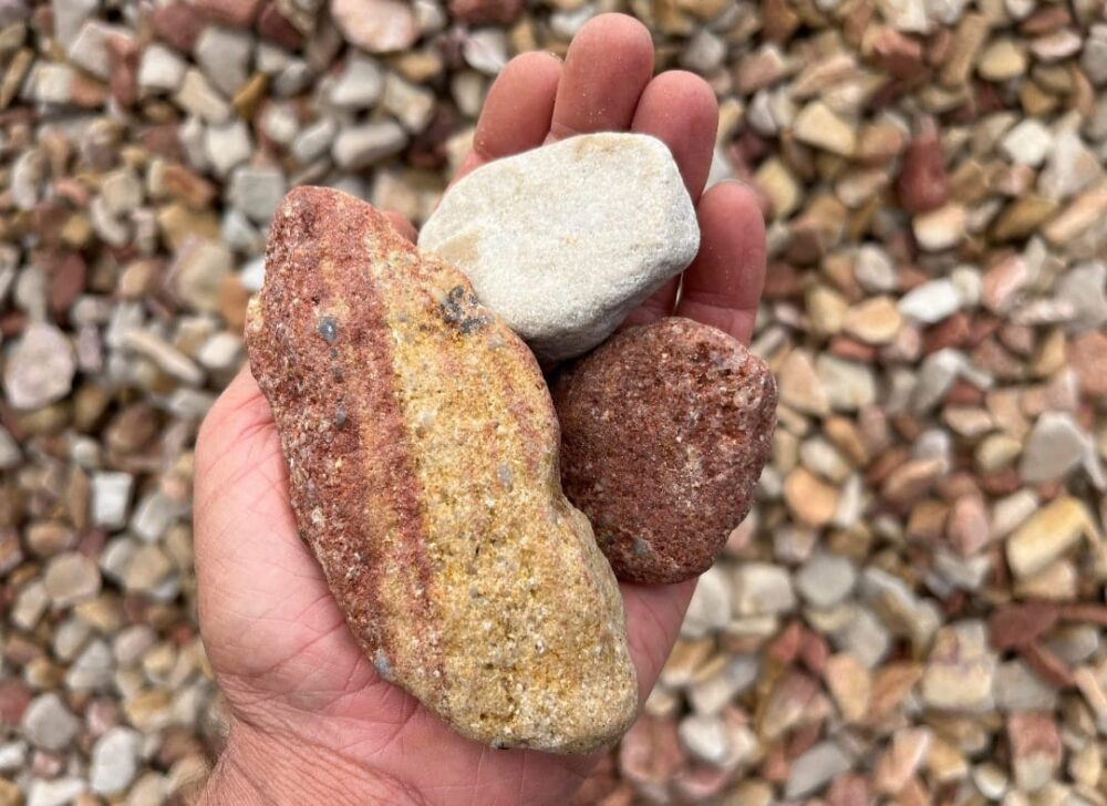 Tumbled Sandstone 40mm-60mm - Cobble Patch Logan